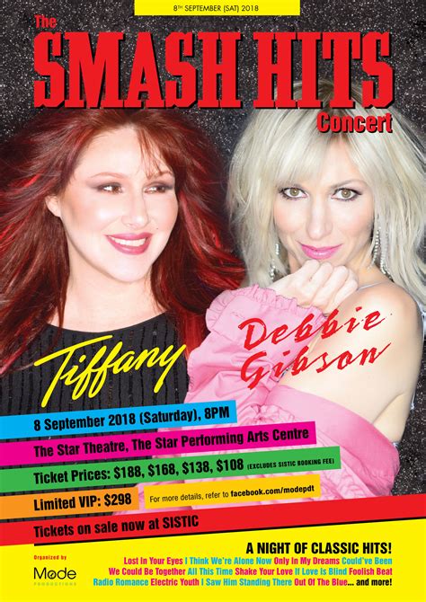 Tiffany And Debbie Gibson To Perform Together In Singapore This
