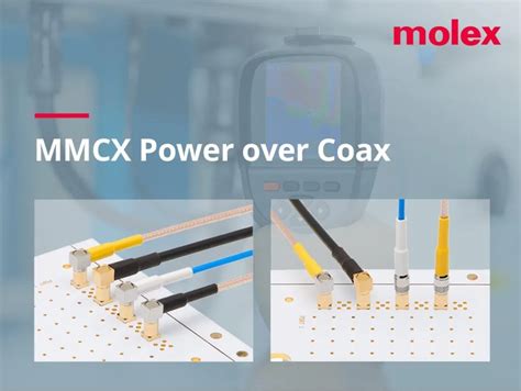 Molex 莫仕发布创新型mmcx Poc Power Over Coax 同轴电缆插头解决方案，实现可靠的rf射频信号连接 大大通 简体站