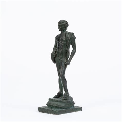 Cast Bronze Male Figurine At 1stdibs