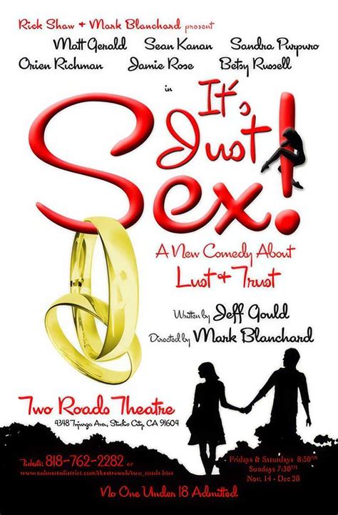 It S Just Sex Two Roads Theatre In NoHo Swell City Guide