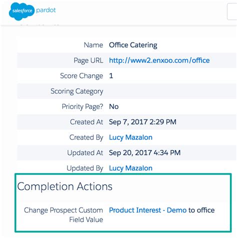 Pardot Page Actions Inject Action Into Page Views Salesforce Ben