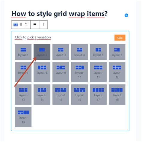 How To Style Grid Wrap Items