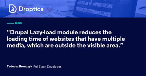 Speeding Up A Website On Drupal Lazy Load Module Droptica