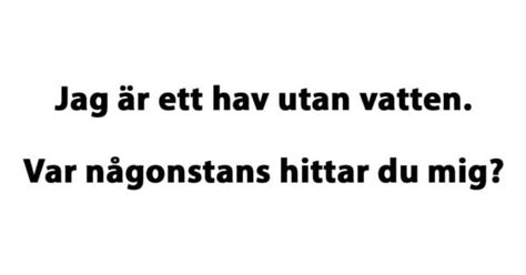 Svåra gåtan förbryllar svenskarna lyckas du klura ut rätt svar