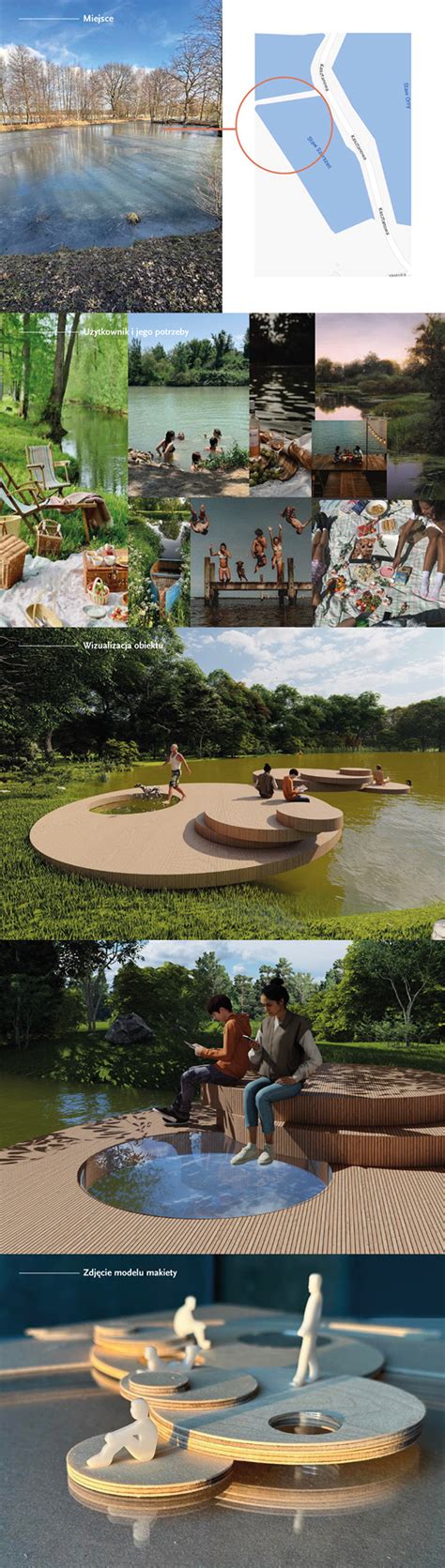 Design Of A Waterfront Observation Space Behance