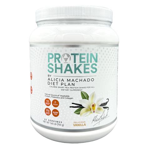 Alicia Machado Diet Plan Vanilla Meal Replacement Shake 25
