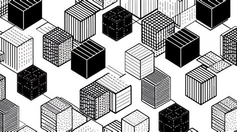 Abstract Geometric Cubes Seamless Pattern Background Premium Ai Generated Vector