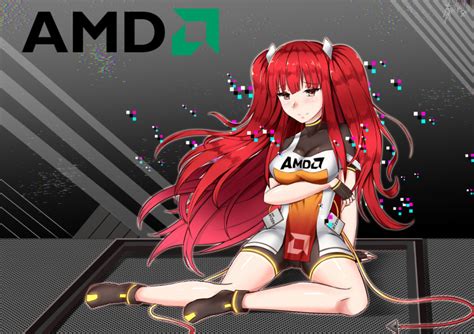 Xanadu Avici Zenka Amd Amd Ryzen Breast Hold Tagme 1girl Arm