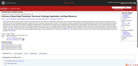 【数据聚类深度聚类】a Survey Of Deep Graph Clustering Taxonomy Challenge Application And Open