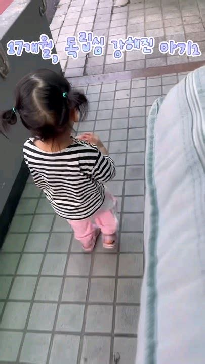 17개월 혼자서도 잘해요 독립심 강해지는 우리아기 Jul2024 Youtube