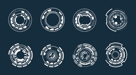 Set Of User Interface HUD Futuristic Style 26419689 Vector Art At Vecteezy