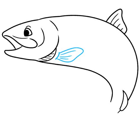 How To Draw A Rainbow Trout Really Easy Drawing Tutorial