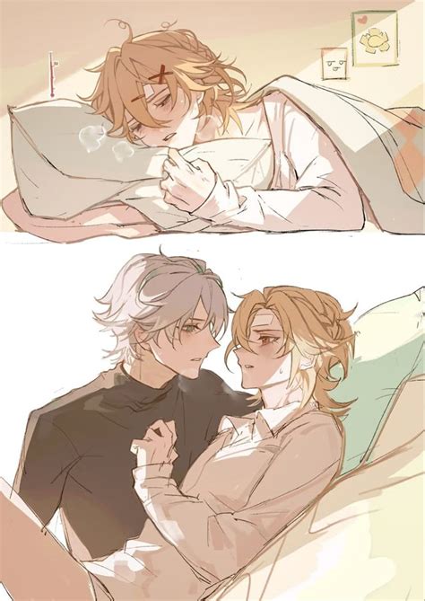 Alhaitham Kaveh Character Art Fan Art Albedo