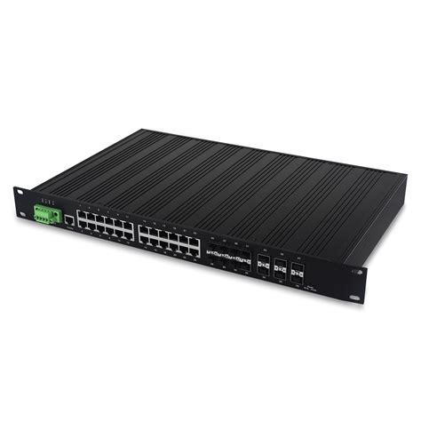 Port Managed Industrial Ethernet Switch With G Sfp Slot And Base X Sfp Slot And