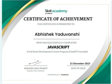Abhishek Kumar On Linkedin Javascriptjourney Skillacademy Certifiedcoder Devlife