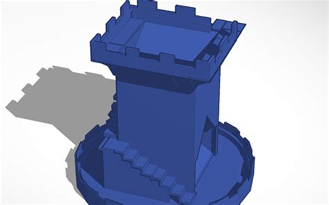 3d Design Dice Tower Tinkercad