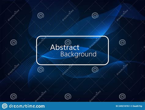 Blue Light Futuristic Abstract Wave Line Smooth Pattern Communication
