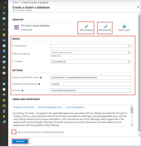 Create An Azure Data Explorer Cluster And Database By Using An Azure