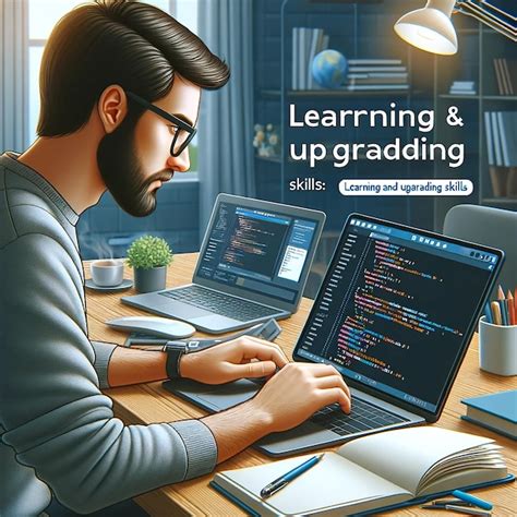 premium photo illustration a day in the life of a digital programmer
