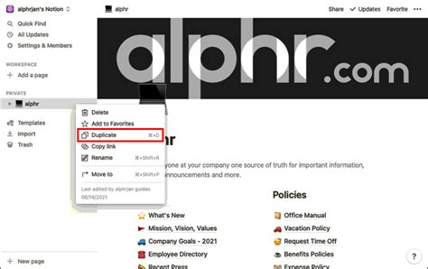 how to copy a table in notion