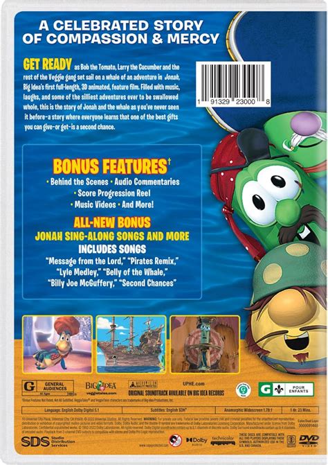 Jonah A Veggietales Movie Poster Billy Joe Mcguffrey From Jonah A