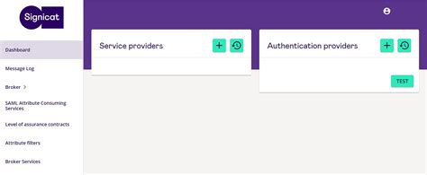 identity broker dashboard developer pages