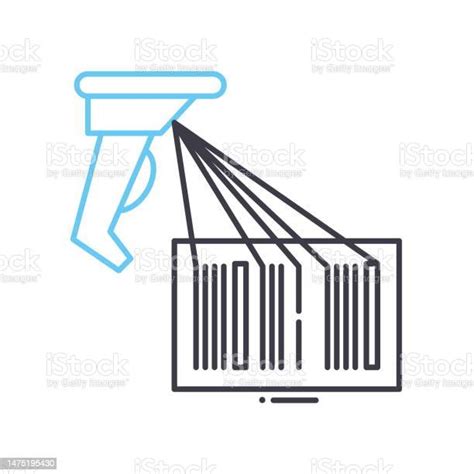 바코드 스캐너 선 아이콘 개요 기호 벡터 일러스트 레이 션 개념 기호 Qr코드에 대한 스톡 벡터 아트 및 기타 이미지 Qr코드 가격 가격 리스트 Istock