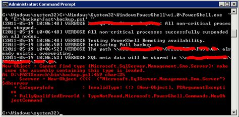 Fast Search Server Backup Cannot Find Type Microsoftsqlserver