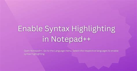 Syntax Highlighting In Notepad And Create Your Own Techtown
