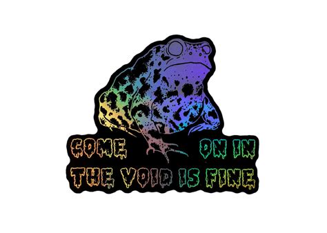 Void Toad Sticker Fennec Design