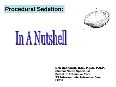 PPT Procedural Sedation PowerPoint Presentation Free Download ID