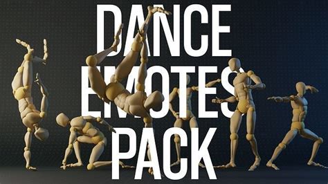 3d Model Dance Emotes Mocap Motion Capture Animation Collection Vr Ar Low Poly Cgtrader