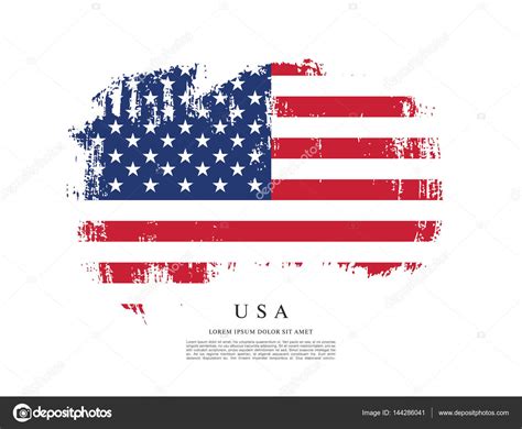 Usa Flag Template Stock Vector By ©igorvkv 144286041