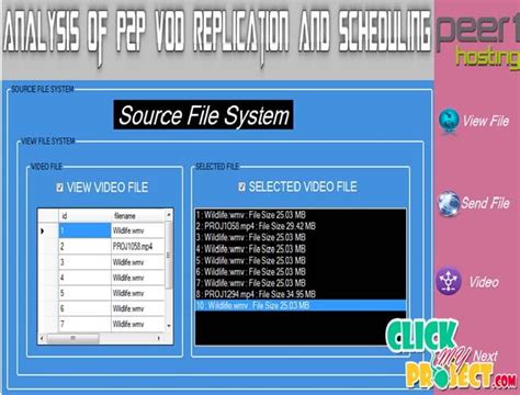 A Unifying Model And Analysis Of P2p Vod Replication And Scheduling