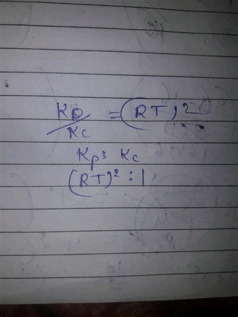 q 12 write a relation kc and kp the equilibrium between 2a b 3c 2d