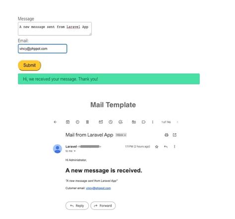 How To Send Email In Laravel Using Smtp Mailer Phppot Vincy A