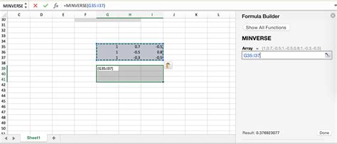 Why Can T I Get The Inverse Of Matrix Using Excel Stack Overflow