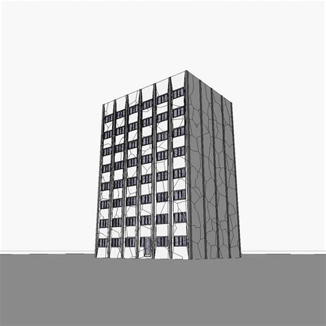 3d Building 2 Collapse Animations Turbosquid 1445208
