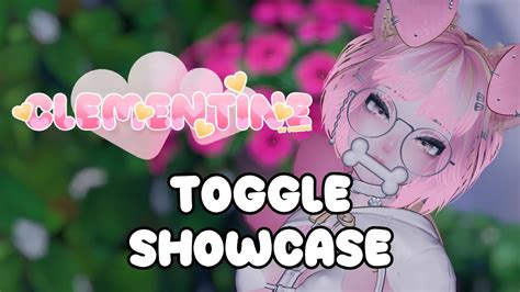 Clementine Toggle Showcase Vrchat Avatar Youtube