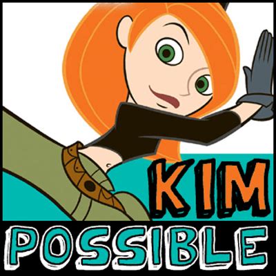 How To Draw Kim Possible From Kim Possible With Easy Step By Step