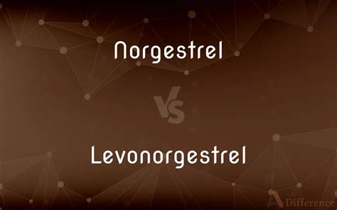 Norgestrel Vs Levonorgestrel — Whats The Difference