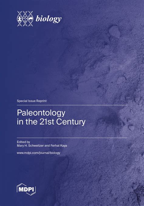 Paleontology In The 21st Century Mdpi Books