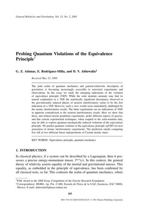 pdf probing quantum violations of the equivalence principle dokumen