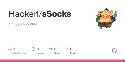 Github Hackerl Ssocks A Tiny Socks Vpn