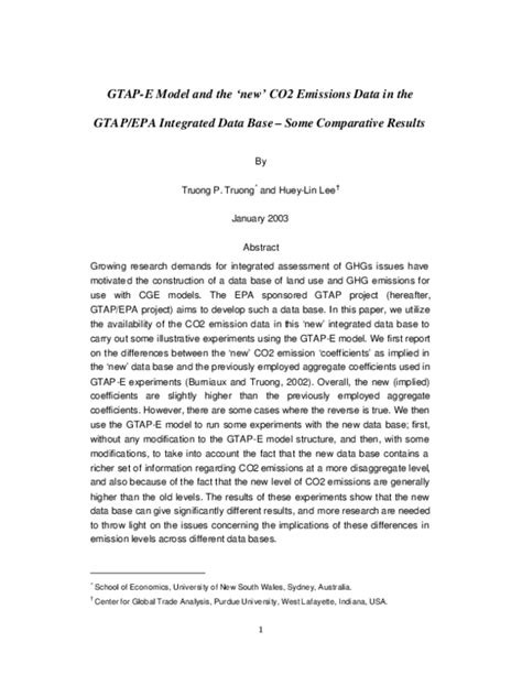 pdf comparative analysis of gtap epa integrated data base results