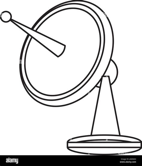 Satellite Dish Communication Technology Network Stock Vector Image And Art Alamy