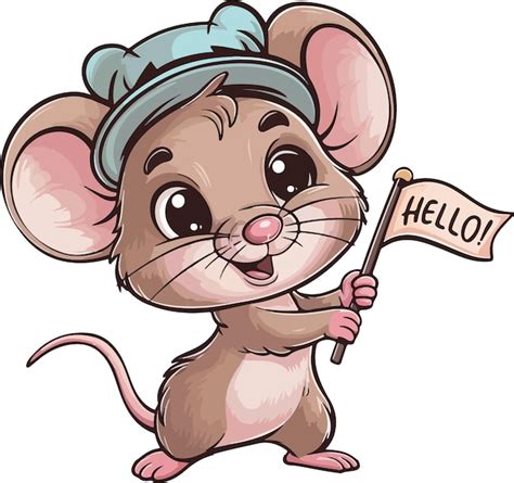 Premium Vector A Cute Vector Mouse