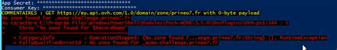 ovh consumer key · issue 162 · rmbolger posh acme · github
