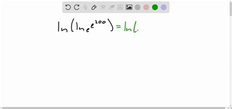 SOLVED Evaluating Logarithms Use The Laws Of Logarithms To Evaluate The Expression Log Log10 10