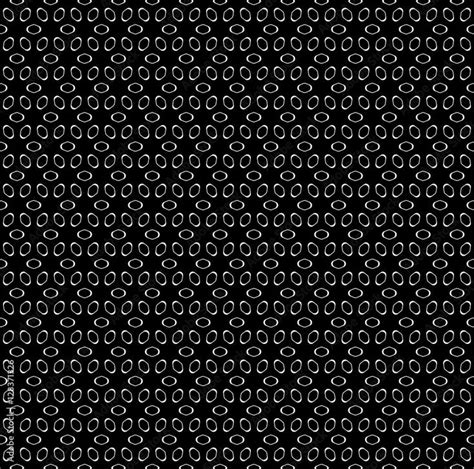 Vector Monochrome Seamless Floral Pattern